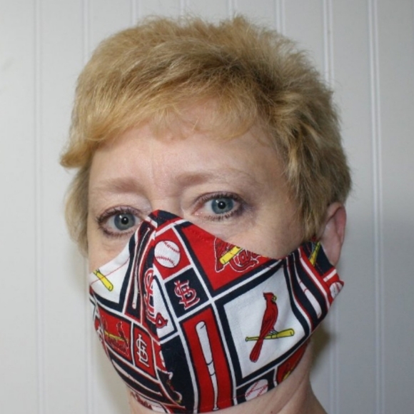 Hand Crafted | Accessories | Handmade St Louis Cardinals Face Mask ...